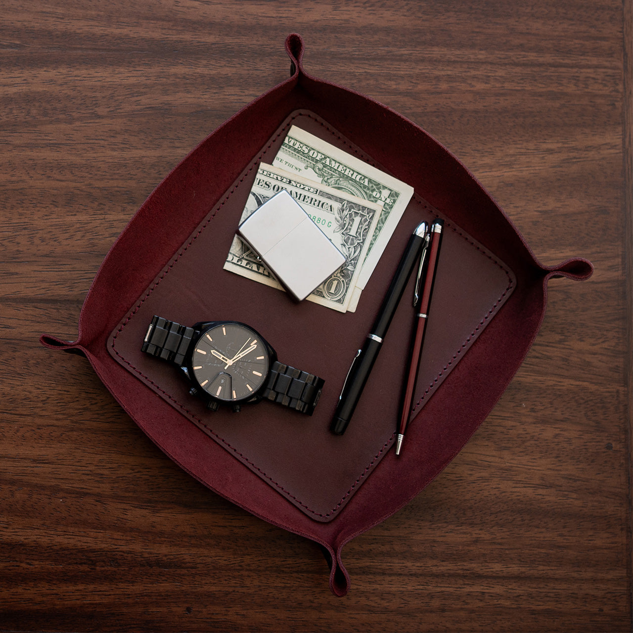 Valet Tray - Quavaro Handcrafted and ethically made travel Bags